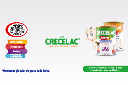CRECELAC® | Fórmula Infantil a Base de Leche de Cabra