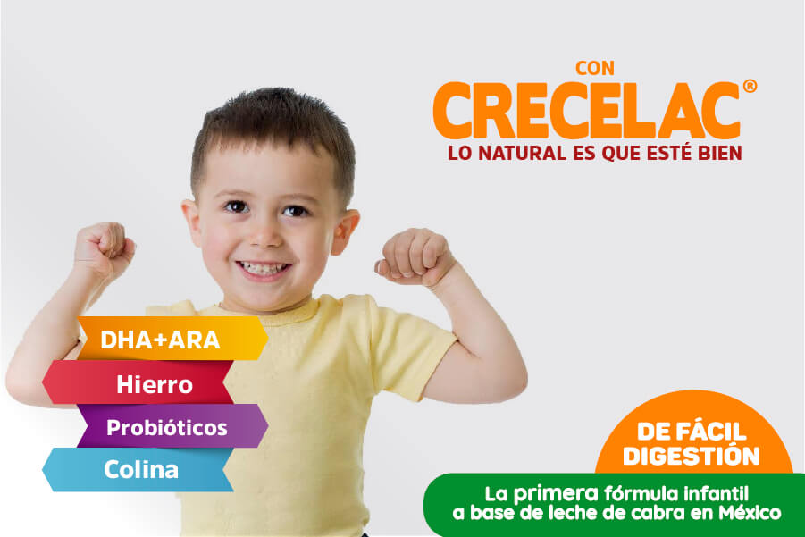 CRECELAC® | Fórmula Infantil a Base de Leche de Cabra
