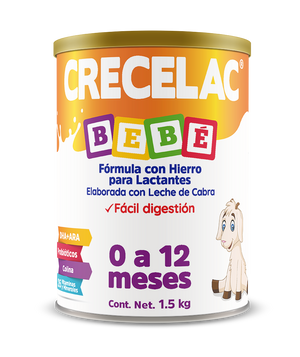 CRECELAC® | Fórmula Infantil a Base de Leche de Cabra