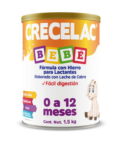 CRECELAC® | Fórmula Infantil a Base de Leche de Cabra