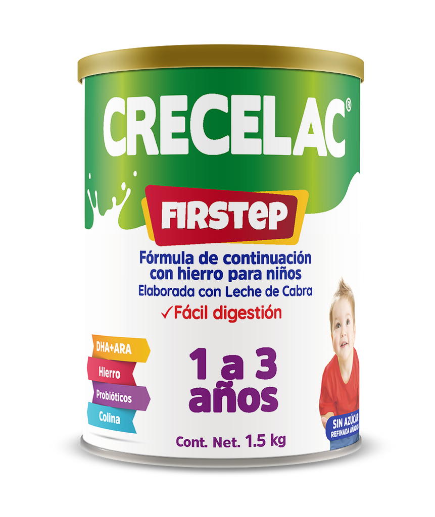 Fórmula Crecelac Firstep 1-3 Años 800gr | Compra en línea – CRECELAC