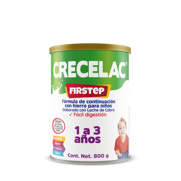 6 Pack Fórmula Crecelac Firstep 1-3 Años 800gr | Compra en línea – CRECELAC