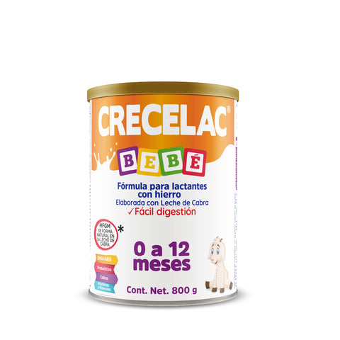 CRECELAC® | Fórmula Infantil a Base de Leche de Cabra