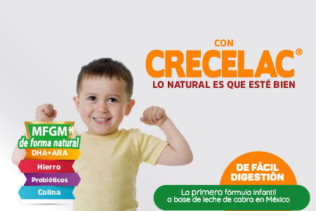 CRECELAC® | Fórmula Infantil a Base de Leche de Cabra