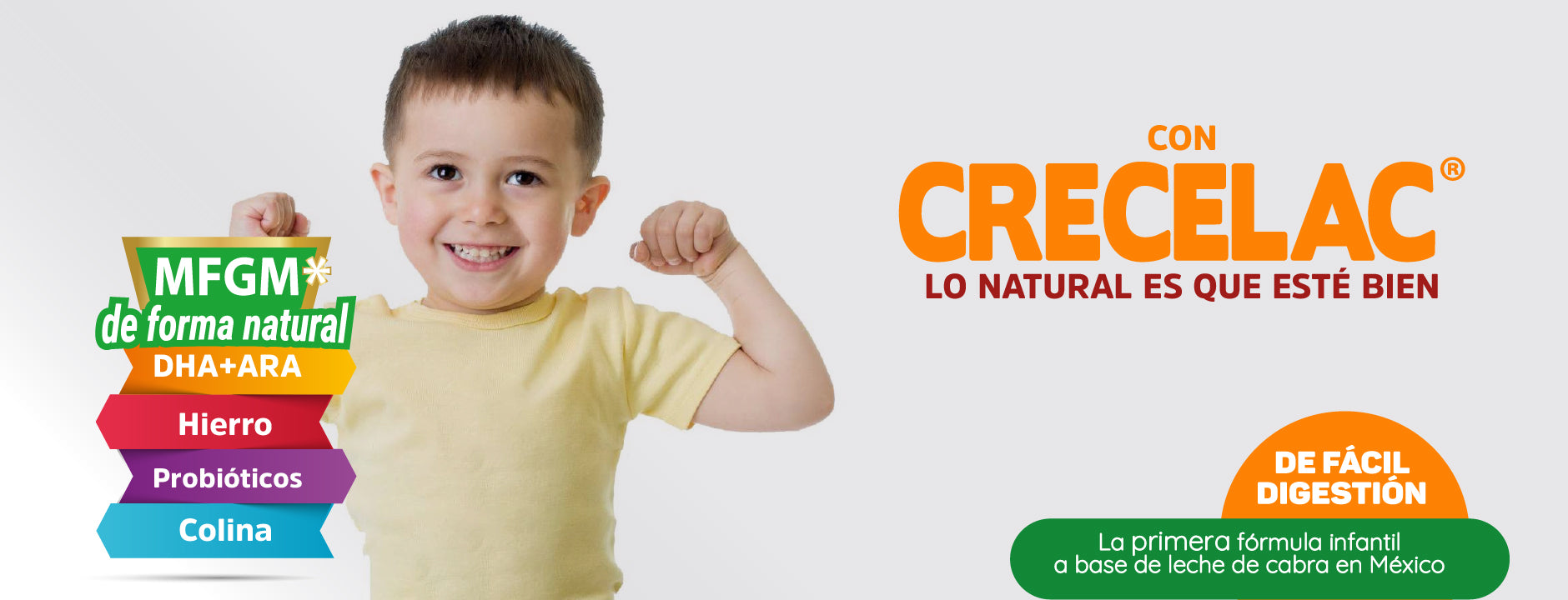 CRECELAC® | Fórmula Infantil a Base de Leche de Cabra