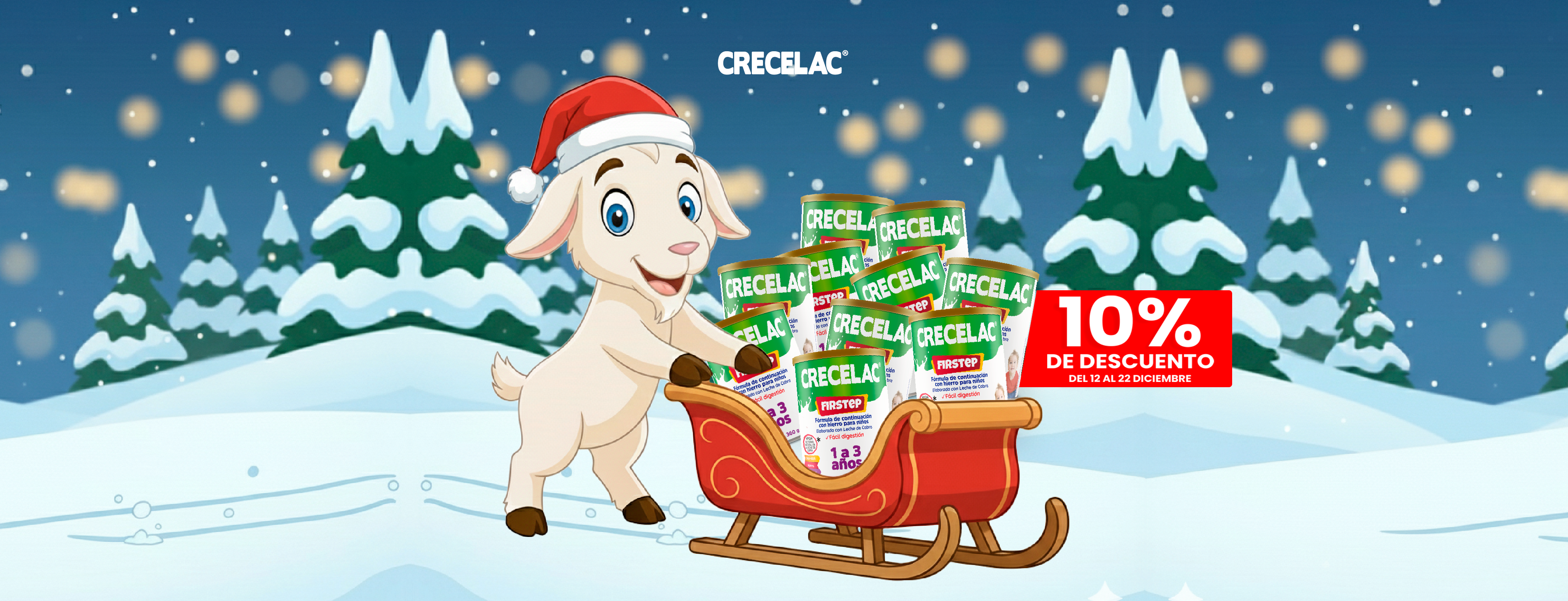 CRECELAC® | Fórmula Infantil a Base de Leche de Cabra