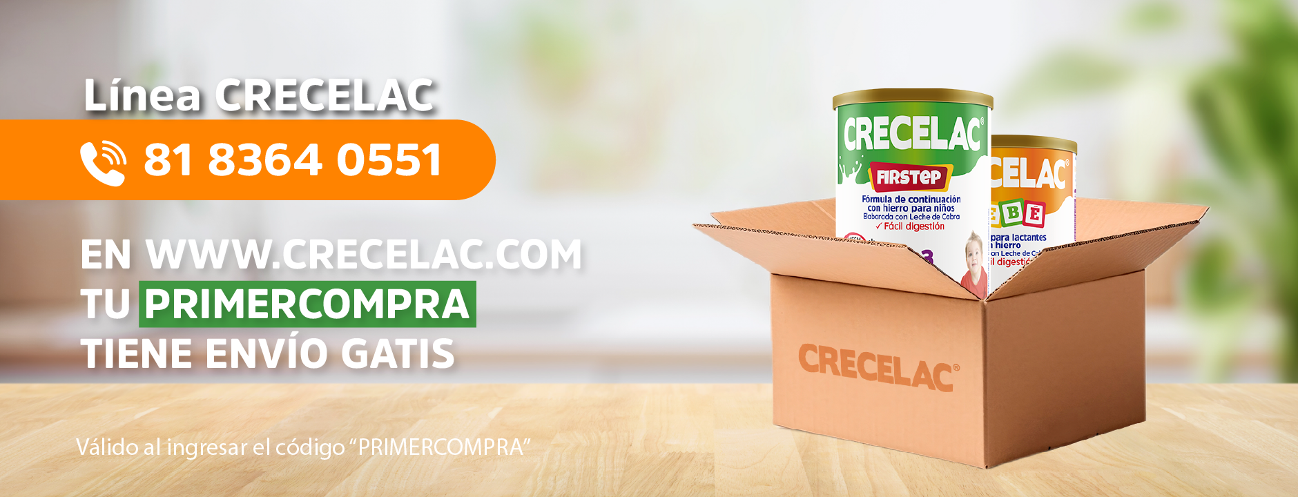 CRECELAC® | Fórmula Infantil a Base de Leche de Cabra