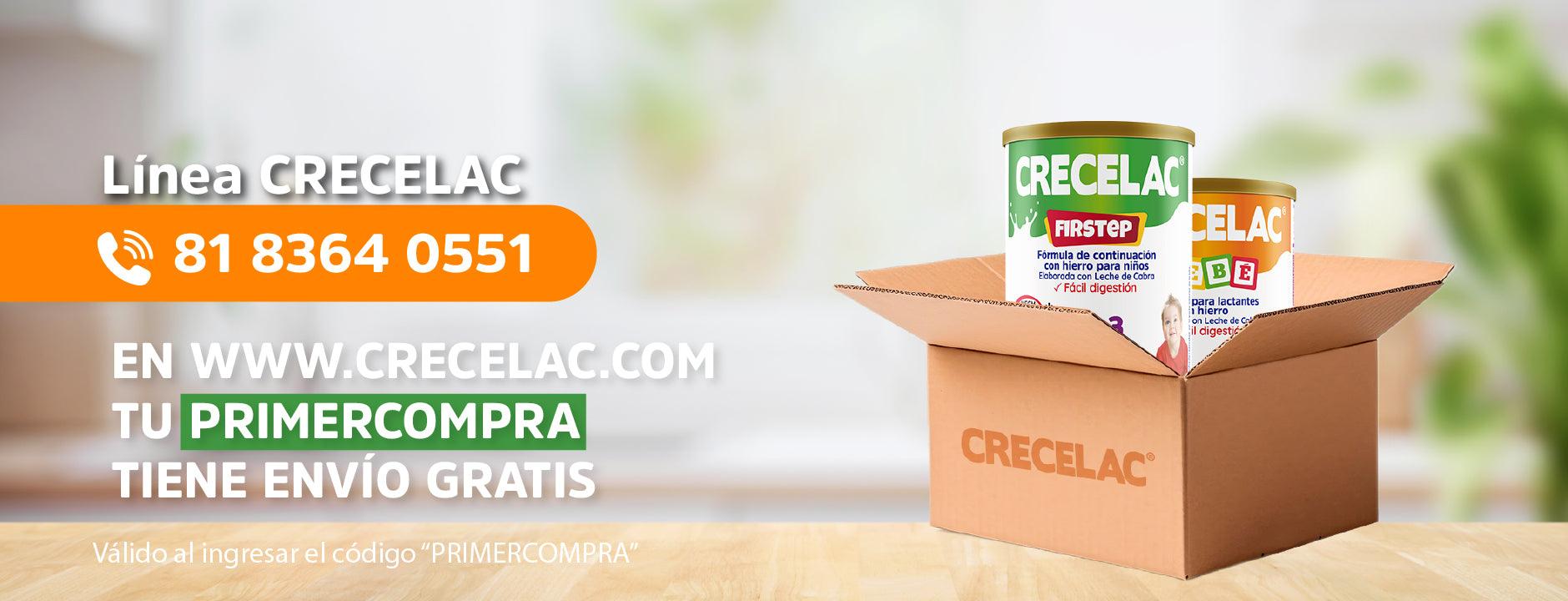 CRECELAC® | Fórmula Infantil a Base de Leche de Cabra