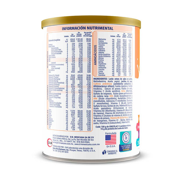 Fórmula Crecelac Bebé 0-12 Meses 800gr | Compra en línea – CRECELAC