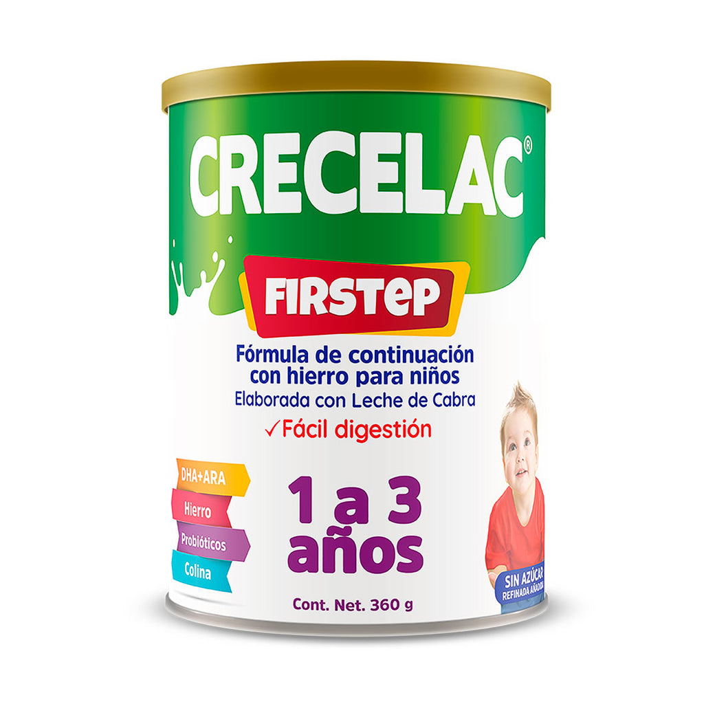 Fórmula Crecelac Firstep 1-3 Años 360gr | Compra en línea – CRECELAC